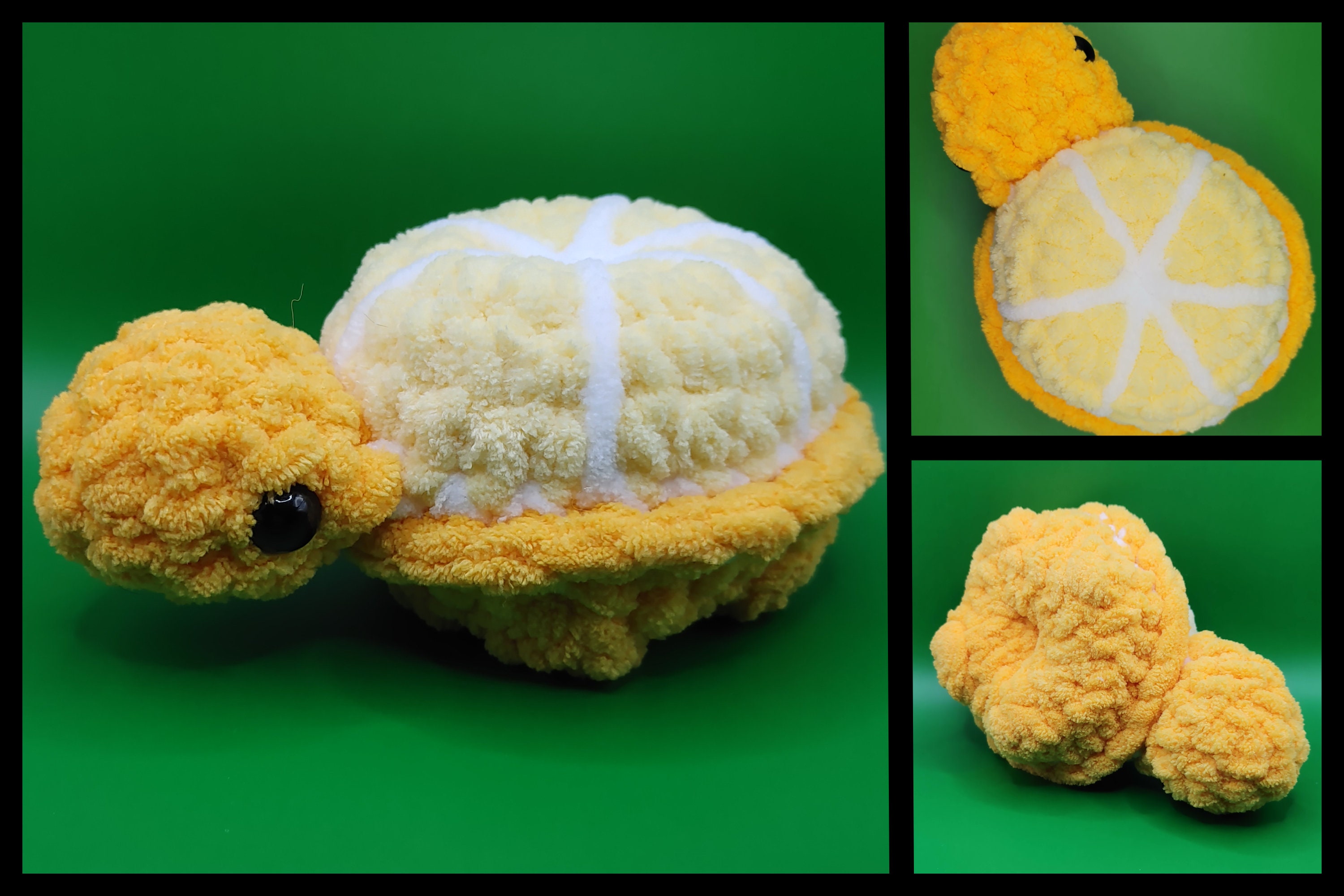 Crochet Lemon Turtle - Etsy
