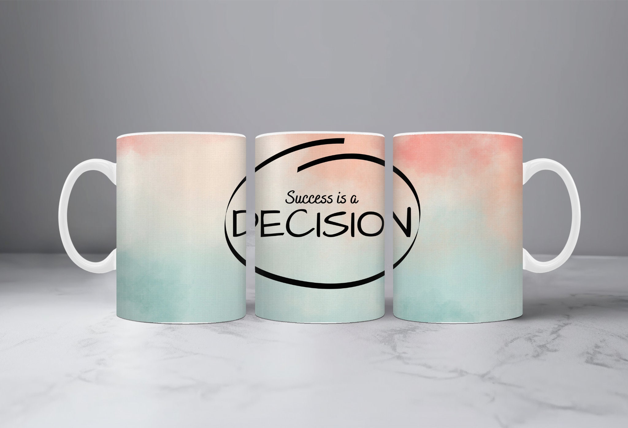 Motivational Mug Affirmation Sublimation Design Daily Affirmation Cup ...