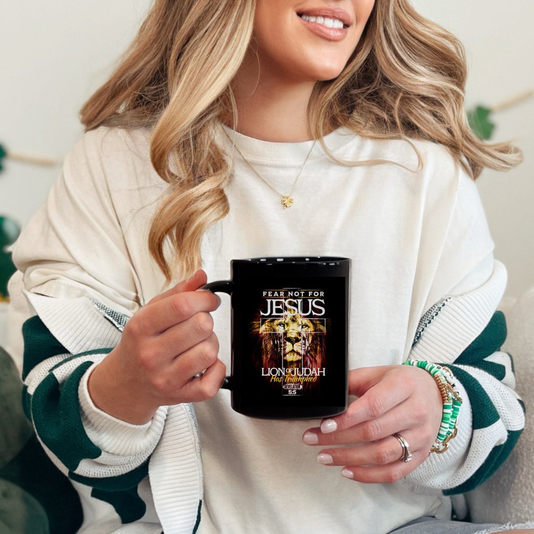 Fear Not for Jesus, Lion of Judah, Revelations 5:5 - Etsy