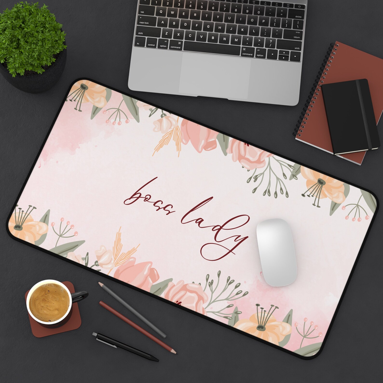 Mouse Mover Wild Floral Flower Mouse Pad Extended Large Gaming Mousepad ...