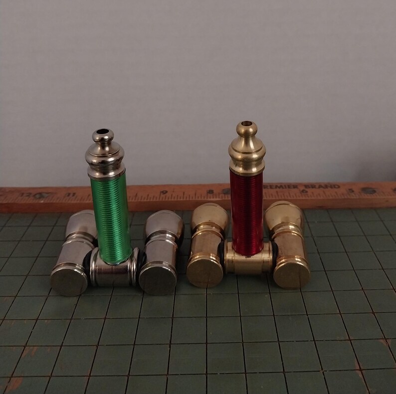 New Vintage Style Metal Double Bowl Pipe With Cap Top Quality Parts ...