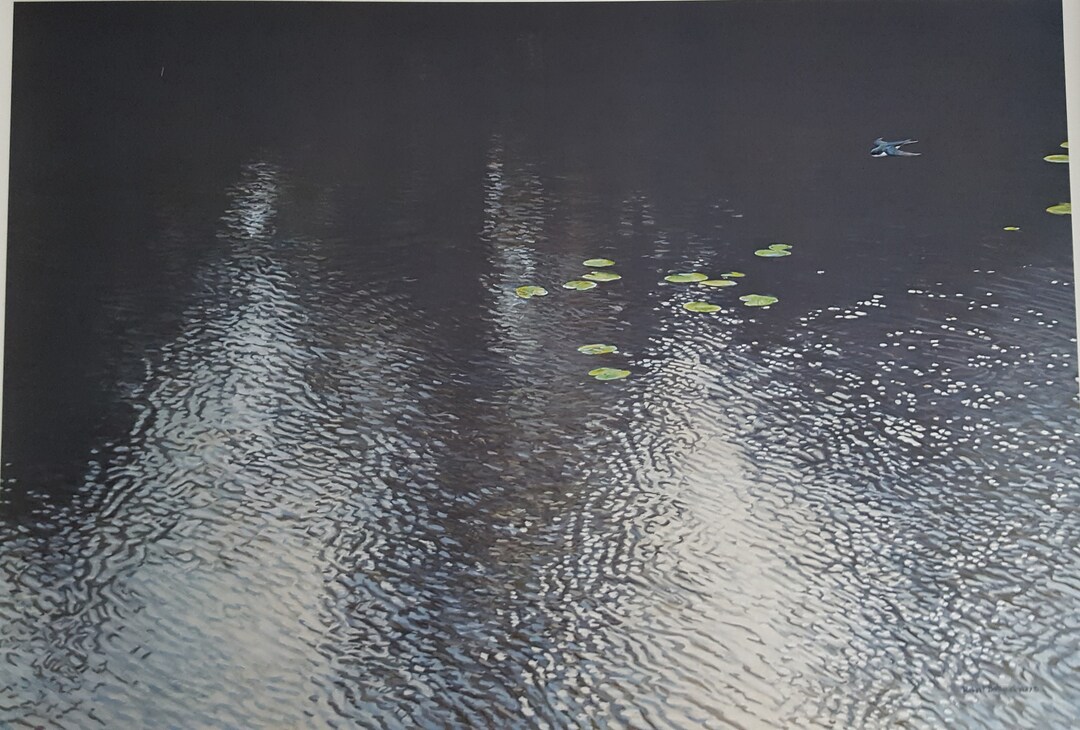Robert Bateman Tree Swallow Over Pond Limited Edition Signed Print - Etsy