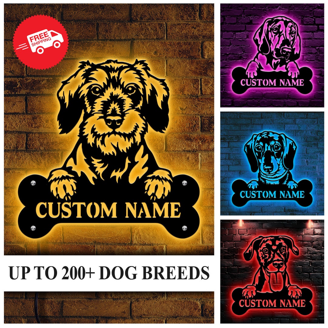 Personalized Dog Sign, Pet Spot Sign, Dog Name Sign, Custom Name Dog ...