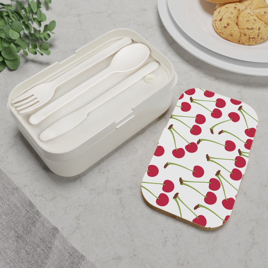 Cherry Bento Box Bento Lunch Box Reusable Food Container Compartment ...