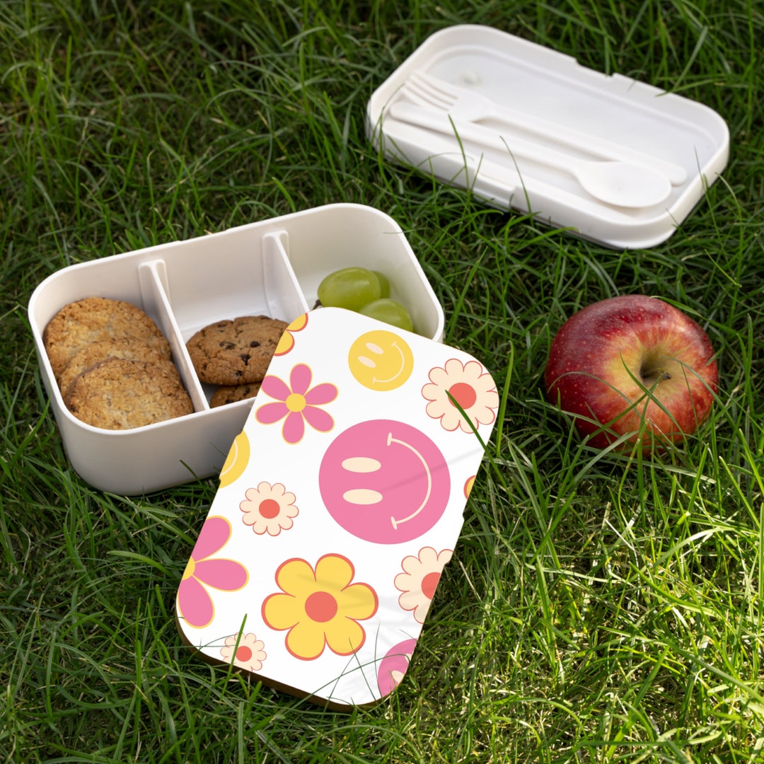 Smiley Face Bento Box Bento Lunch Box Reusable Food Container ...