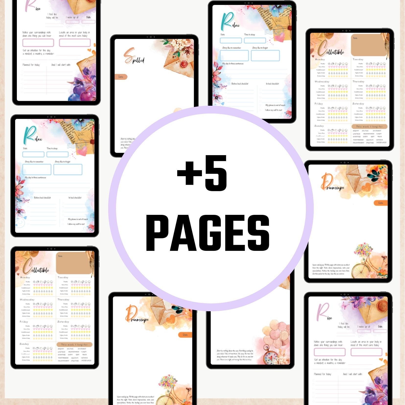 Mindfulness Planner 2024 / Calendar / Digital Planner / Digital Journal ...