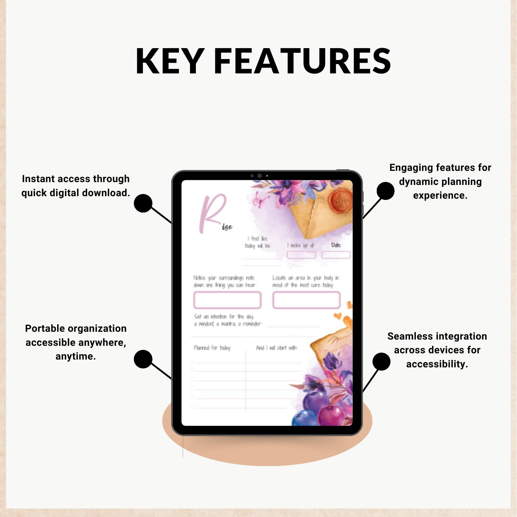 Mindfulness Planner 2024 / Calendar / Digital Planner / Digital Journal ...