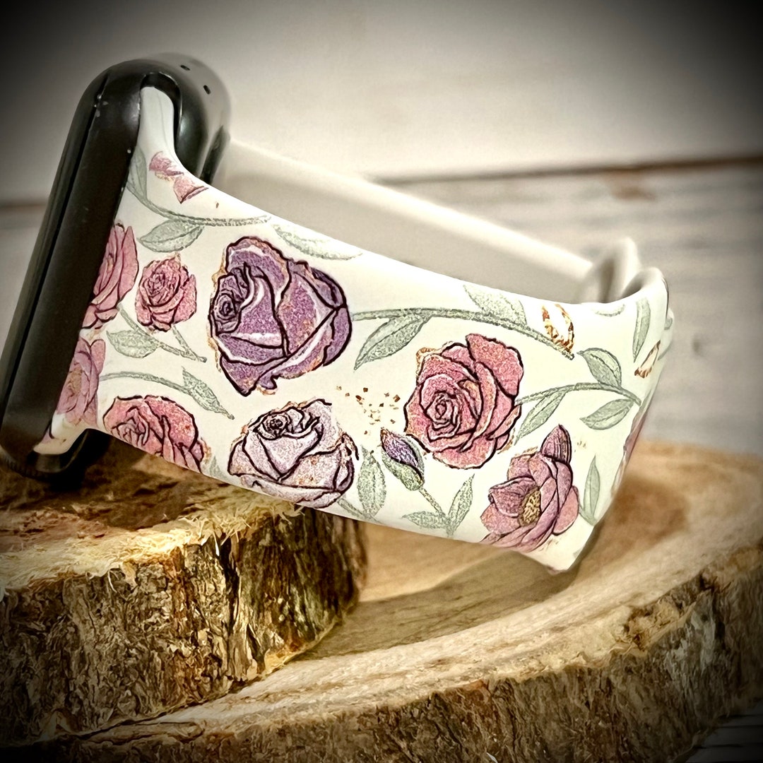 Rose Watch Band Roses Watch Band Flower Watch Band Summer Watch Band ...