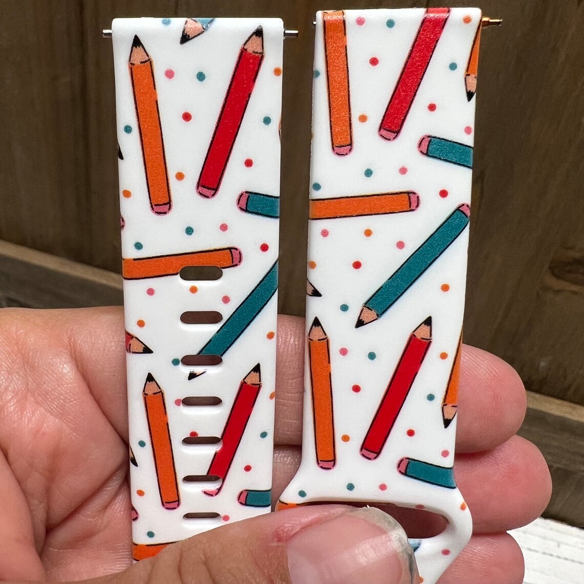 Pencil Watch Band Teacher Watch Band School Watch Band Back to School ...