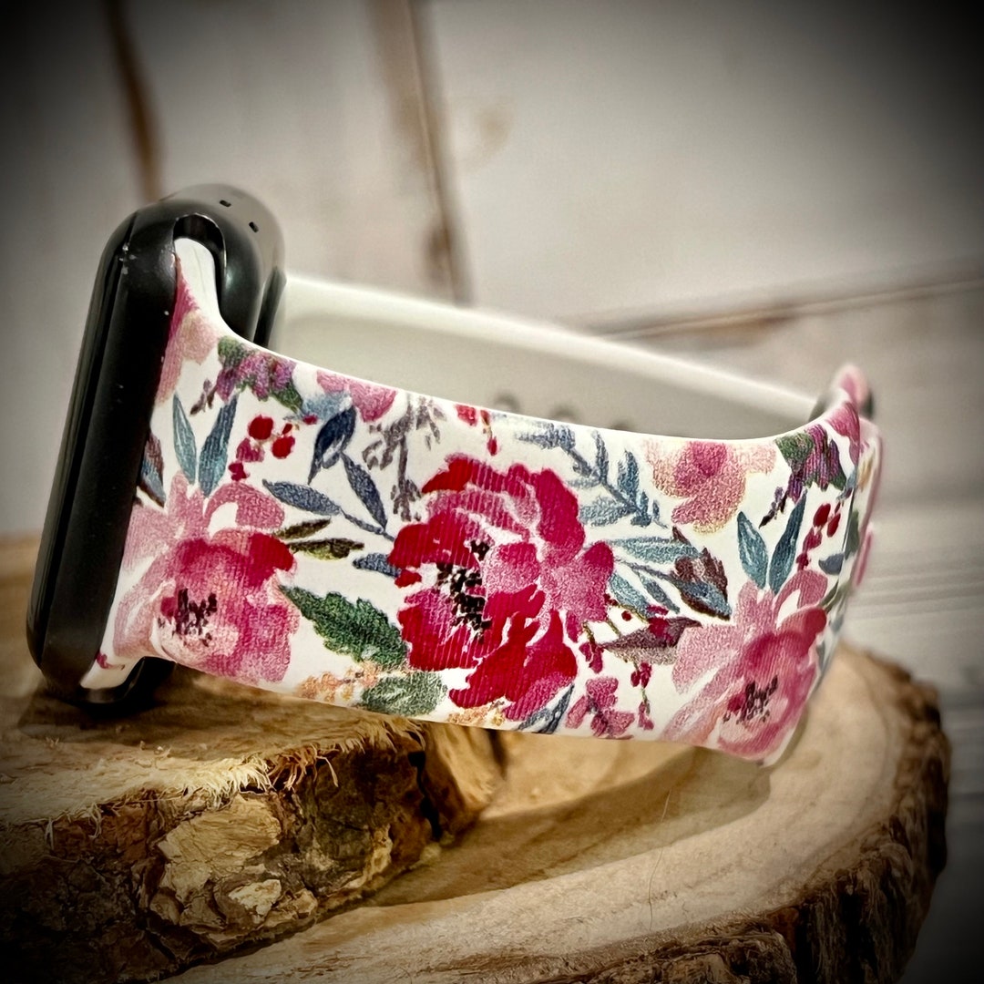 Flowers Watch Band Spring Watch Band Floral Watch Band Summer Watch ...