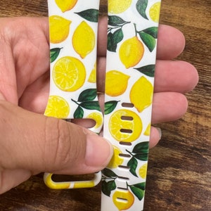 Lemon Watch Band Lemonade Watch Band Citrus Watch Band Summer Watch ...
