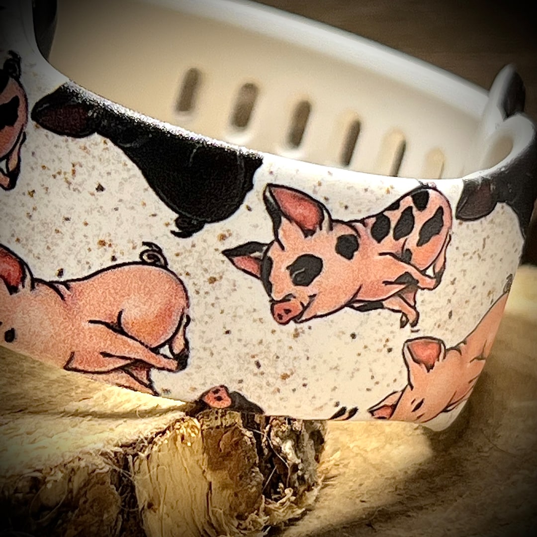 Pig Watch Band Piglets Watch Band Pig Lover Watch Band Pig Lover Gift ...