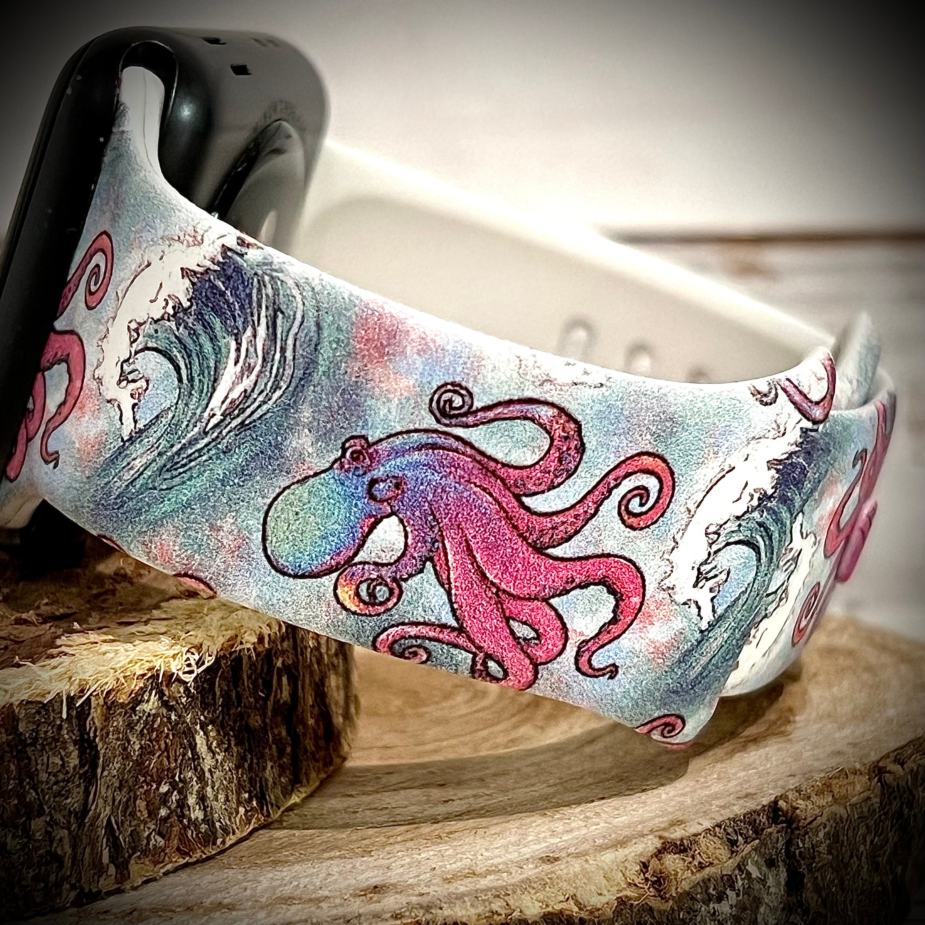 Octopus Watch Band Ocean Watch Band Squid Watch Band Summer Watch Band ...