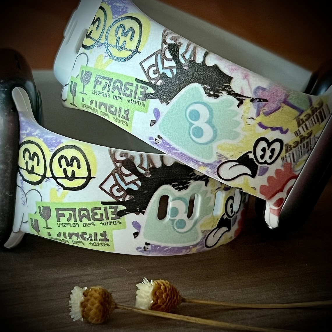 Splat Watch Band Game Watch Band Squid Watch Band Woomy Watch Band - Etsy