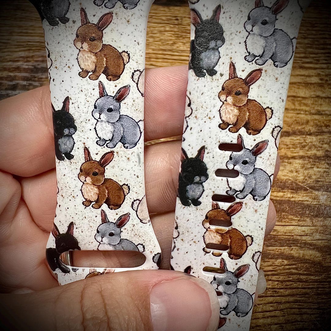 Bunny Watch Band Rabbit Watch Band Bunny Lover Watch Band Bunny Lover ...