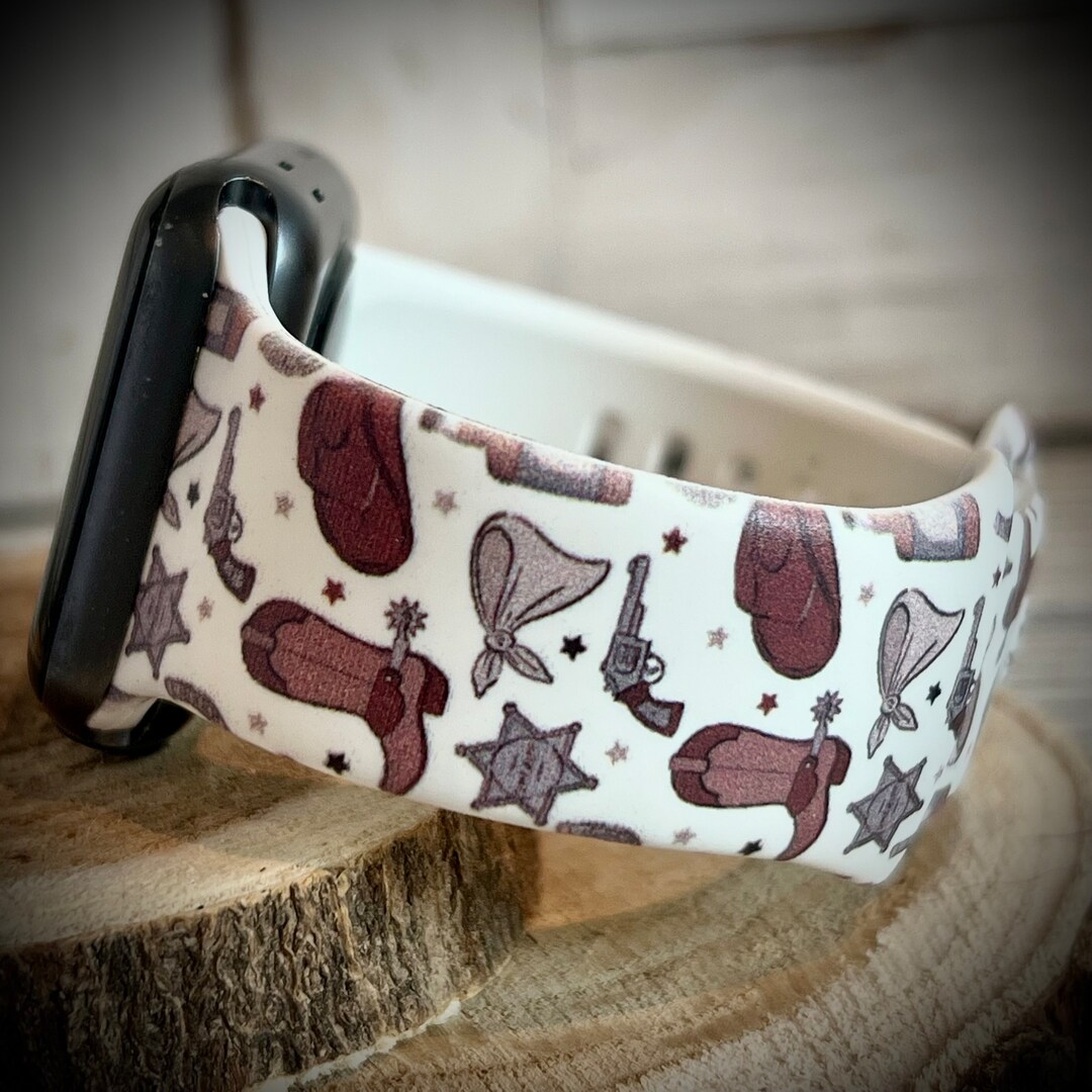 Western Watch Band Cowgirl Watch Band Skull Watch Band Wild West Watch ...