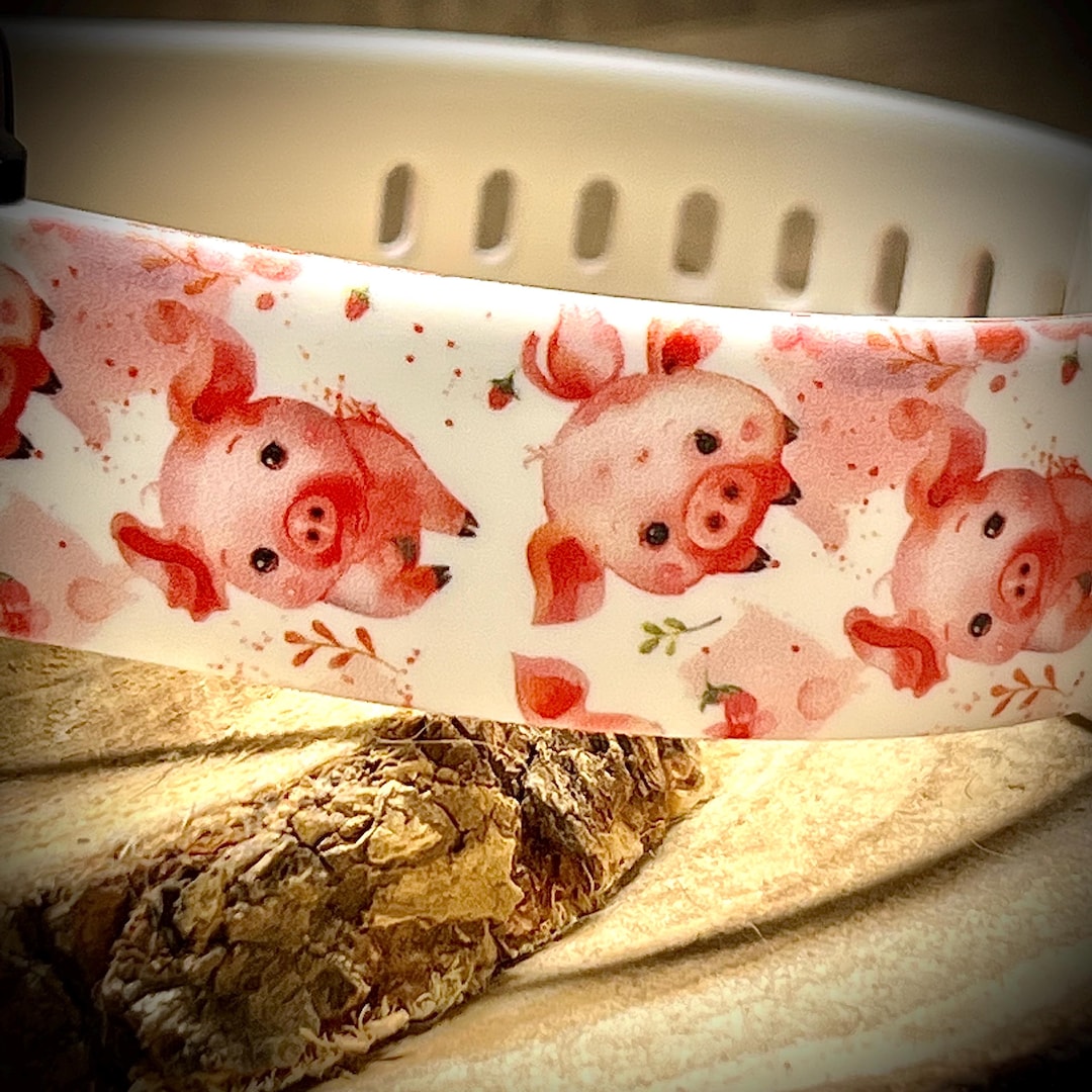 Pig Watch Band Piglets Watch Band Pig Lover Watch Band Pig Lover Gift ...