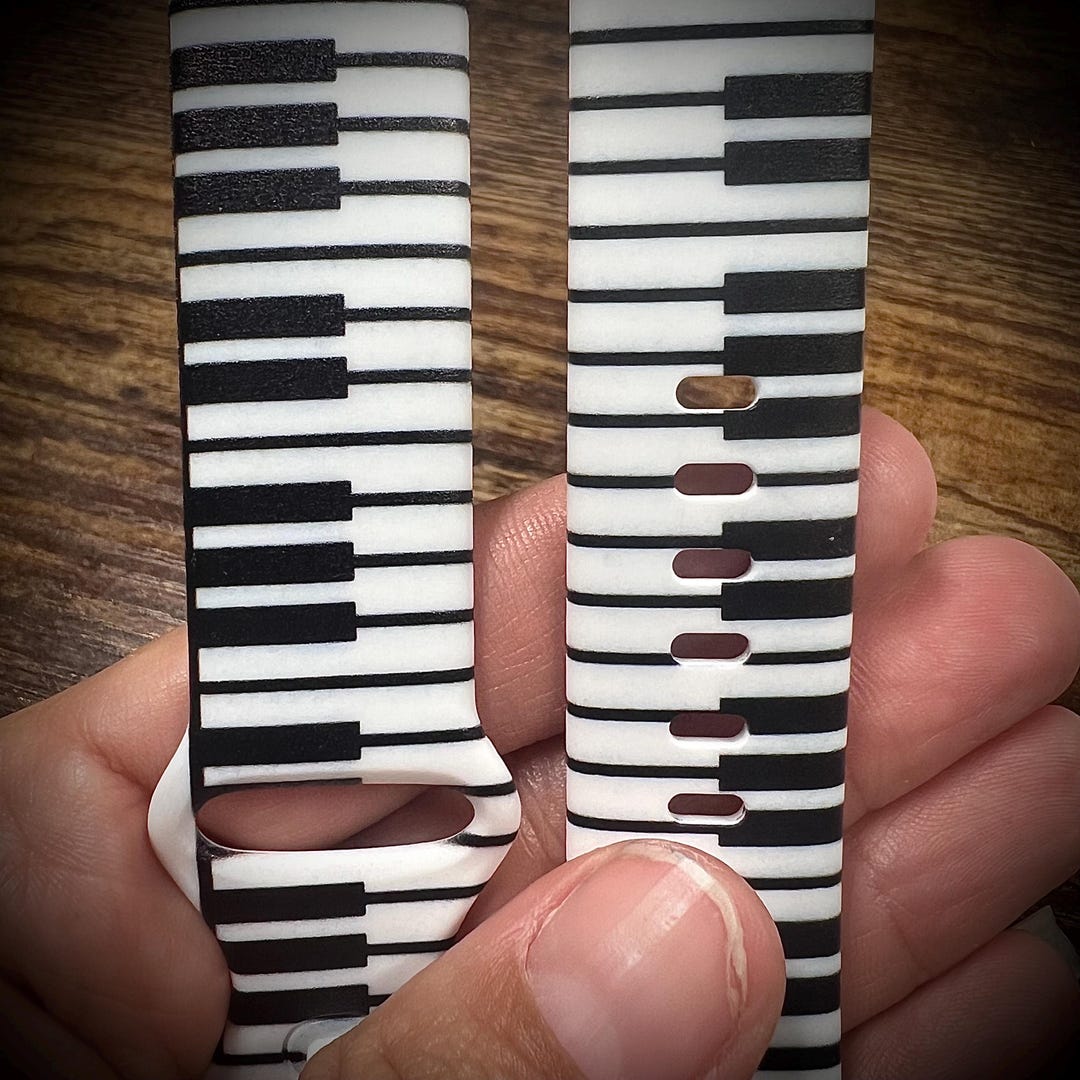 Piano Watch Band Keyboard Watch Band Music Watch Band Music Lover Gift ...