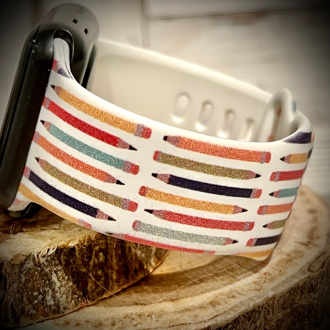 Pencil Watch Band Teacher Watch Band School Watch Band Back to School ...