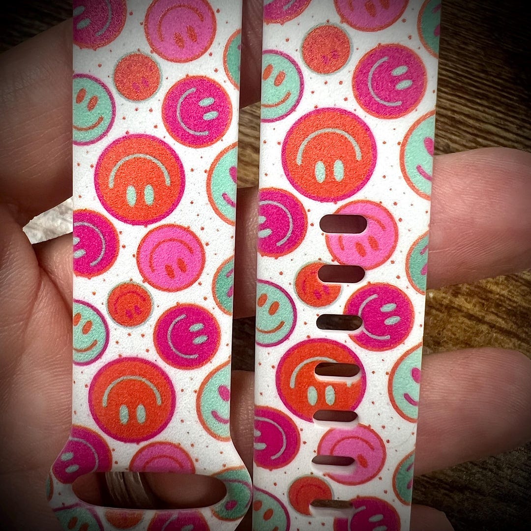 Smiley Watch Band Smiles Watch Band Happy Watch Band Smilies Watch Band ...