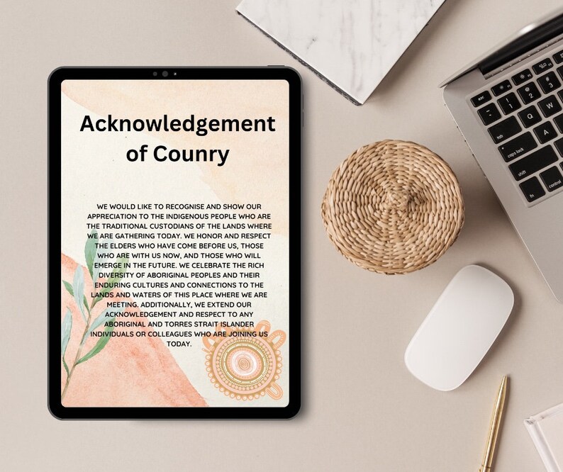 Acknowledgment of Country Poster - Etsy