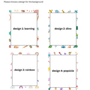 Personalized Name and Alphabet Tracing Pad for Kids - Reusable ...