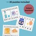 35 Digital Food and Snack Puzzles - Educational Printable for Kids With ...