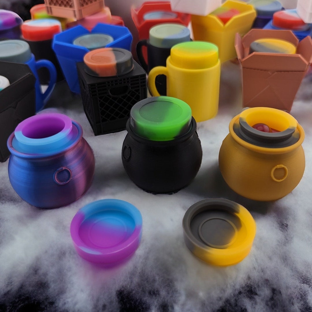 Concentration Cauldron 5ml Silicone Dish 35 Colors Great Gift Idea ...