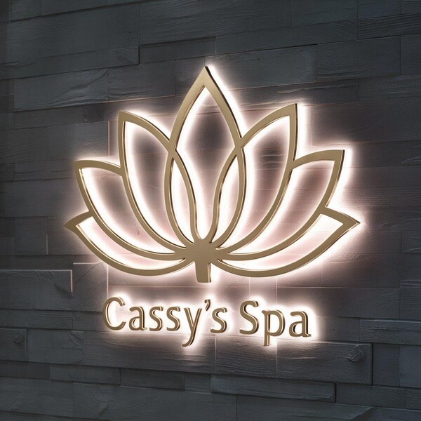 Backlit Wood Sign - Etsy