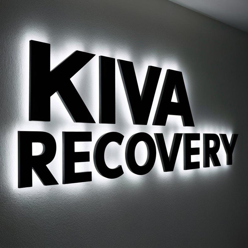 Brushed Metal Logo Led Backlit Signage Custom Led Logo Sign 3D Design ...