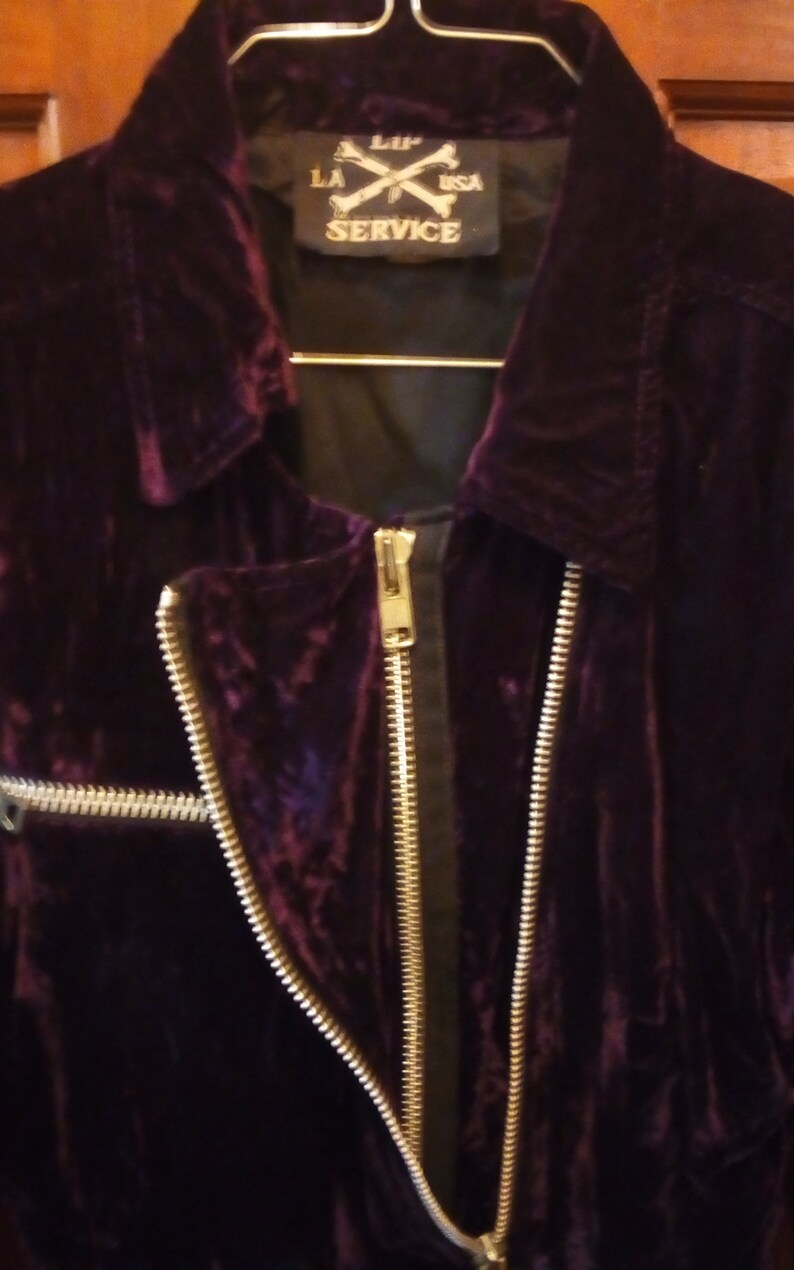 Vintage Lip Service Motorcycle Jacket - Etsy