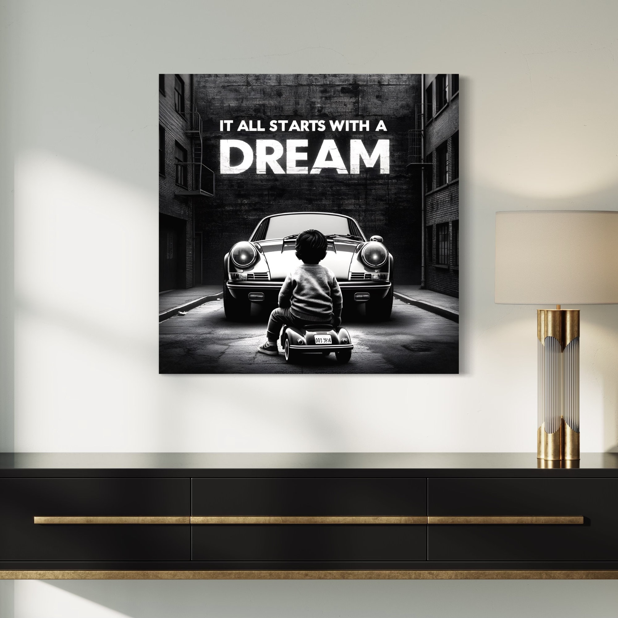 Dream Big Poster: Motivational Car Wall Art (digital Download) - Etsy