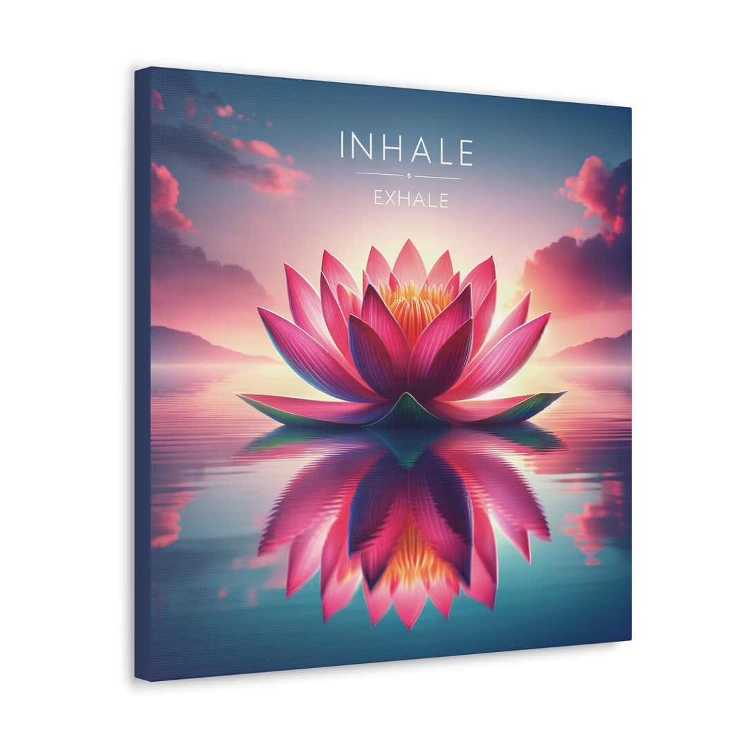 Relaxation Zen Breathwork Digital Download Wall Art Inhale Exhale Home ...
