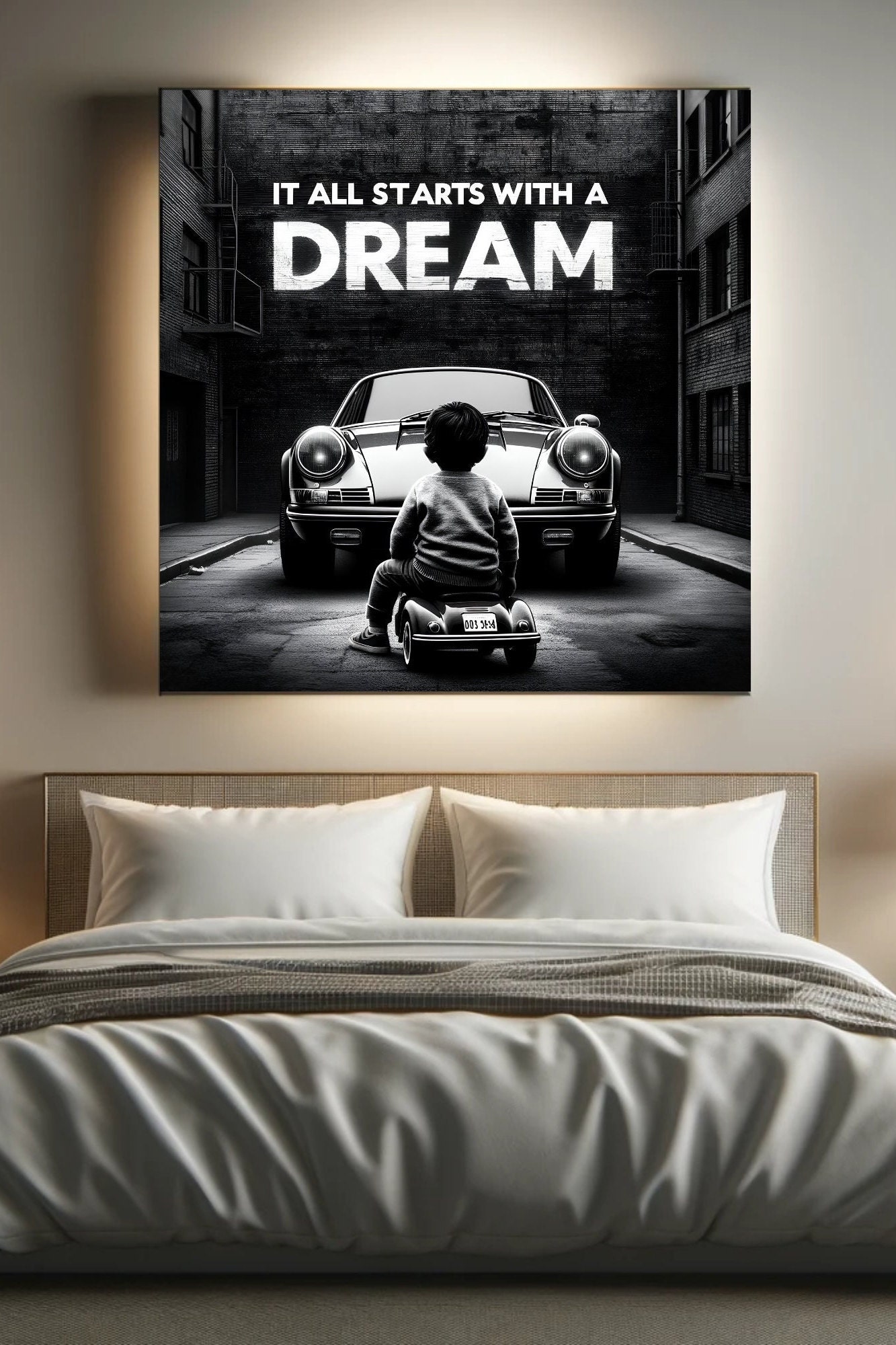Dream Big Poster: Motivational Car Wall Art (digital Download) - Etsy