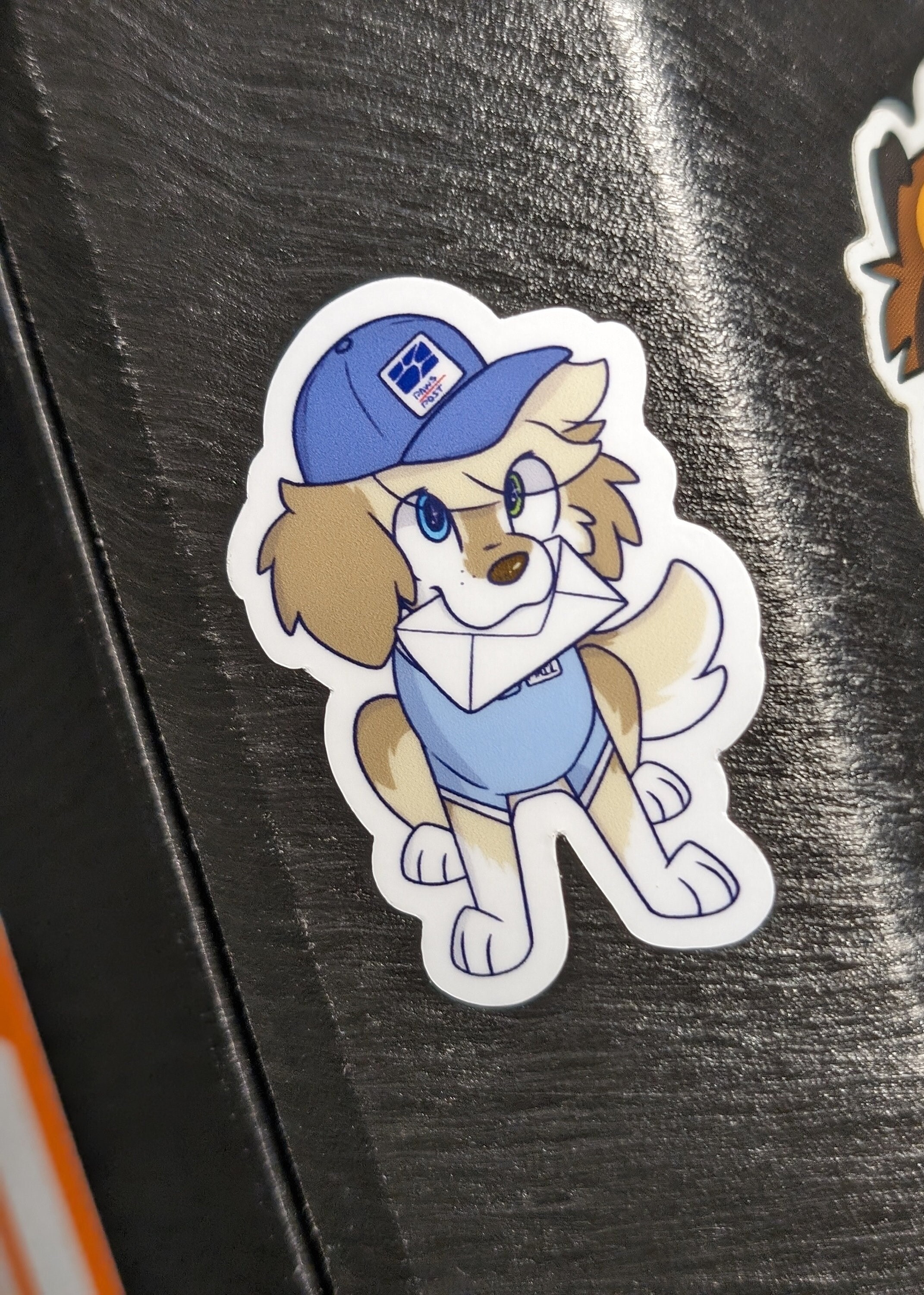 Postal Pup Sticker - Etsy