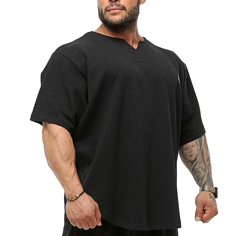 BIG SM Sportswear Musclewear Men's Training Sports Ragtop Rag Top T ...