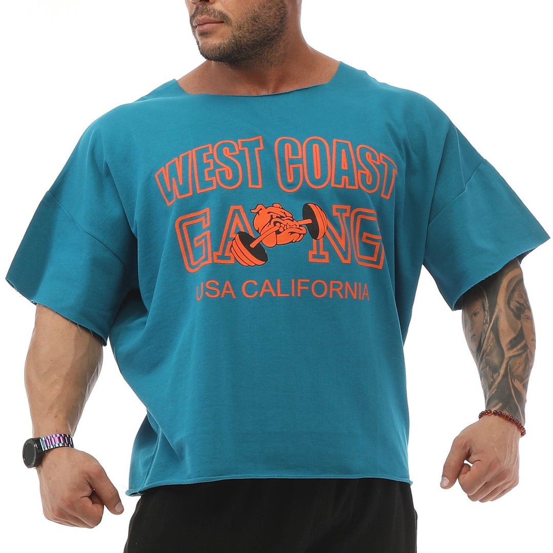 BIG SM STILYA Sportswear Musclewear Men's Training Sport Ragtop Rag Top ...