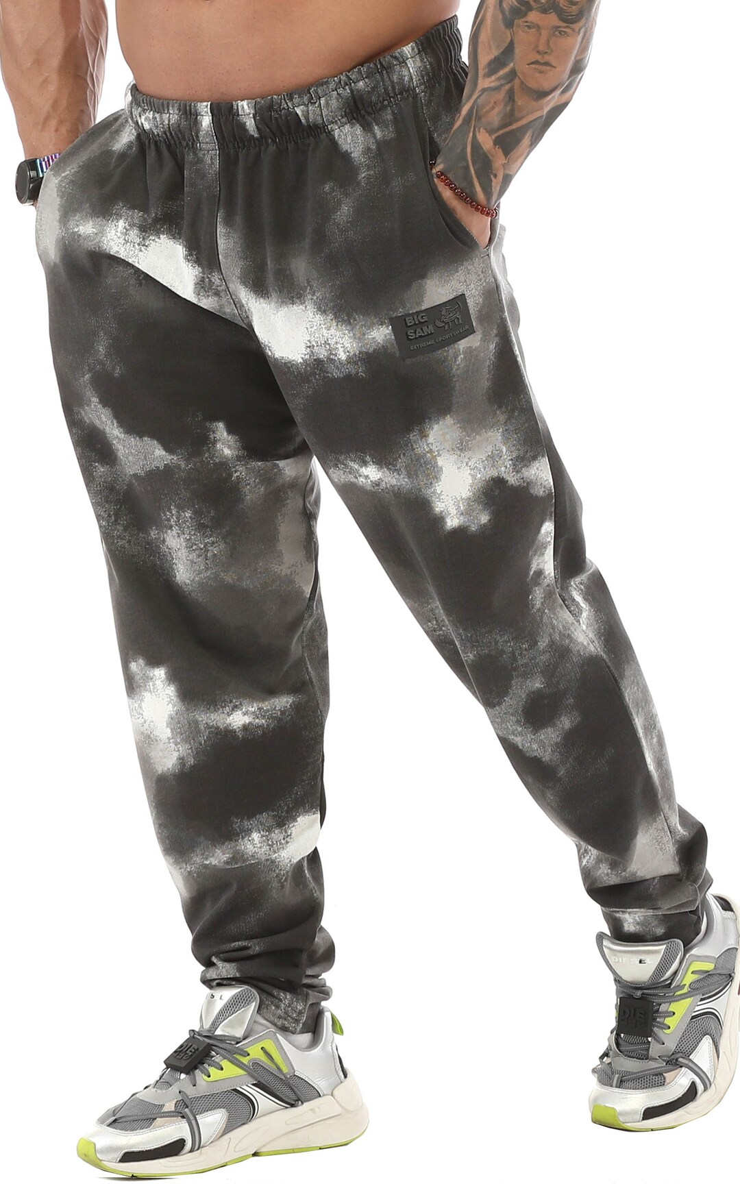 BIG SM SPORTSWEAR Musclewear Men's Sports Pants Jogging Pants Training ...