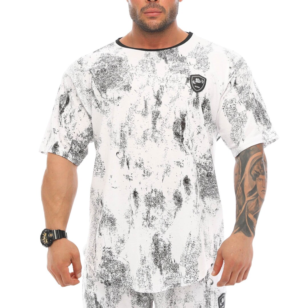 BIG SM Sportswear Musclewear Men's Training Sports Ragtop Rag Top T ...