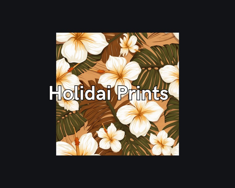Tropical Aloha Pattern Pack 2 (24 Images), Colorful Background, Digital ...