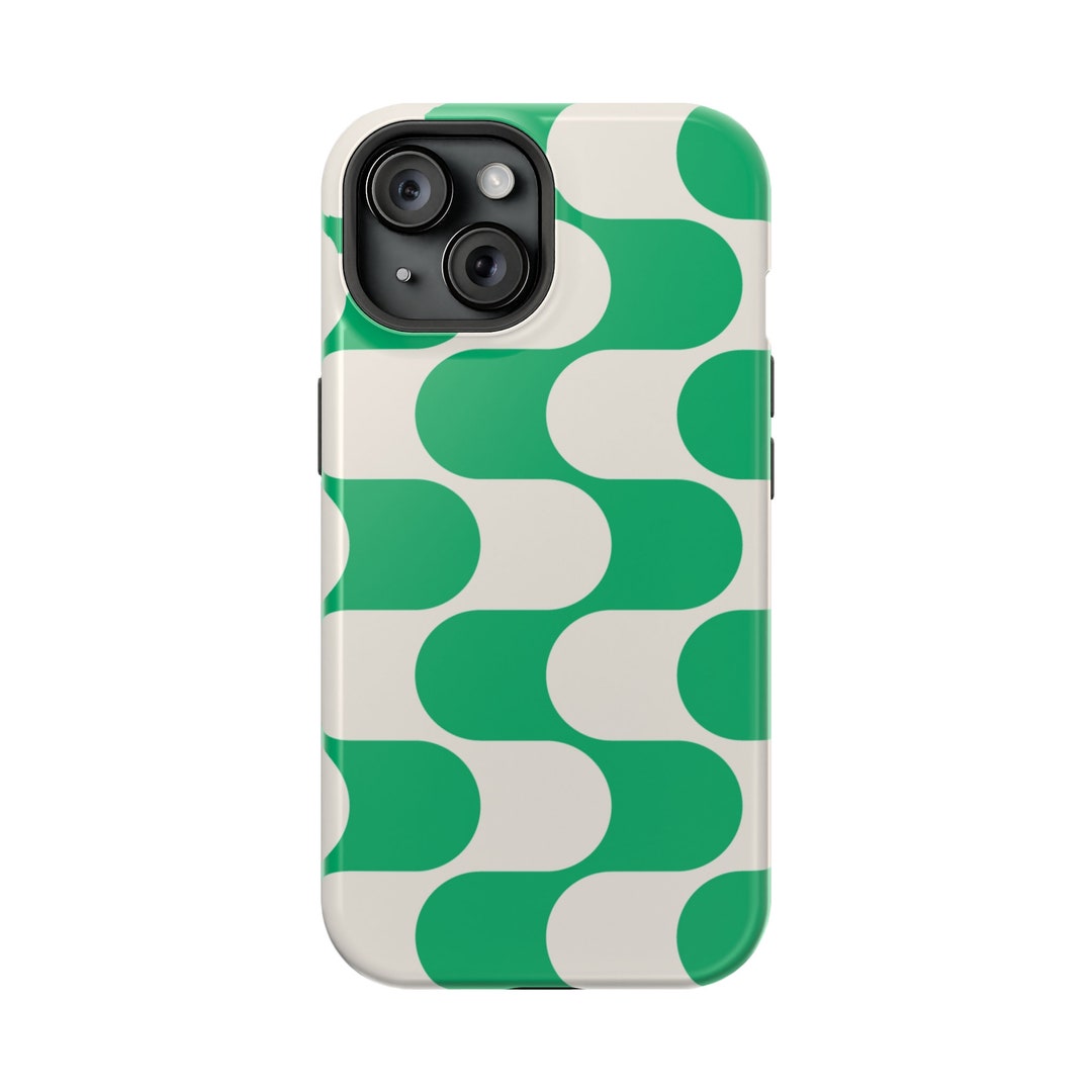 Green Squiggle Magsafe Tough Case - Etsy