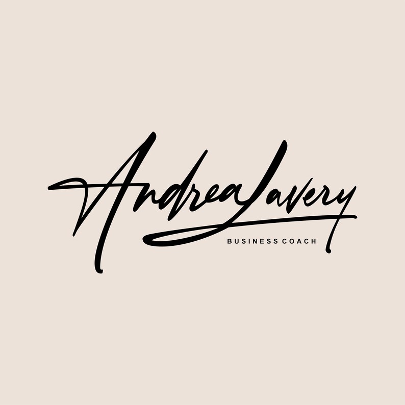 Handwritten Signature Logo, Custom Logo Design, Minimalist, Watermark ...