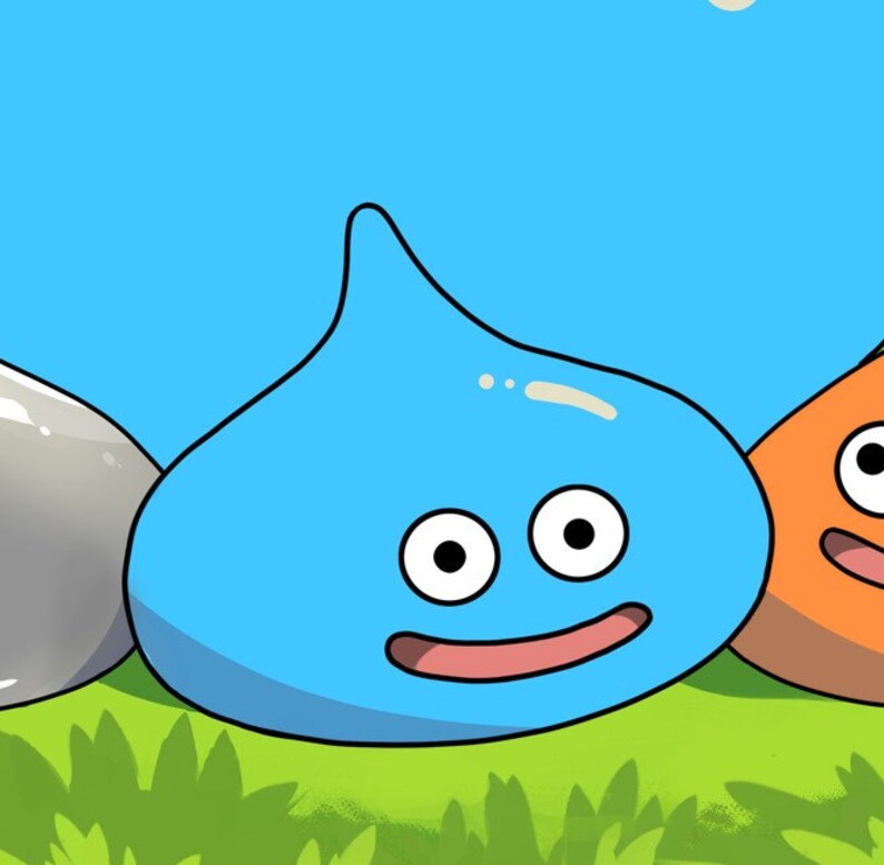 Slime Tower - Video Game Print, Fantasy Wall Art, Slime Poster, King ...