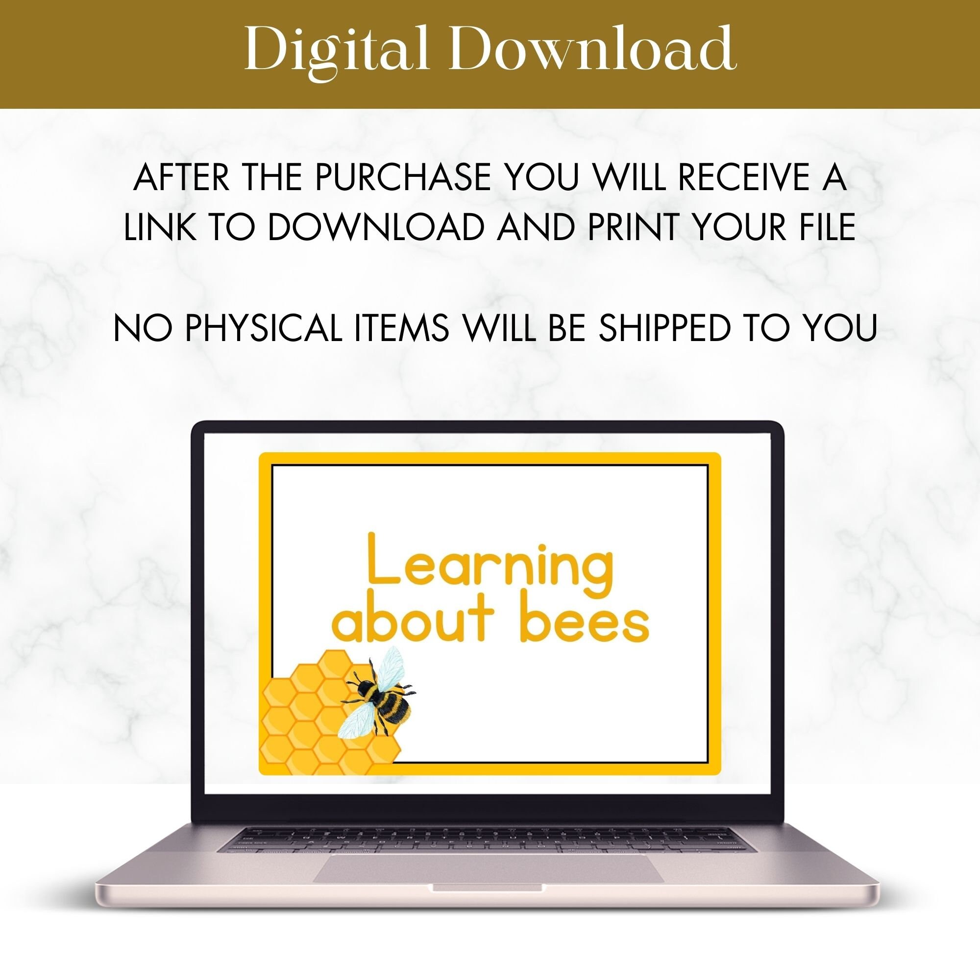 Learning About Bees Activity Book for Kids; Pollination; Bee ...