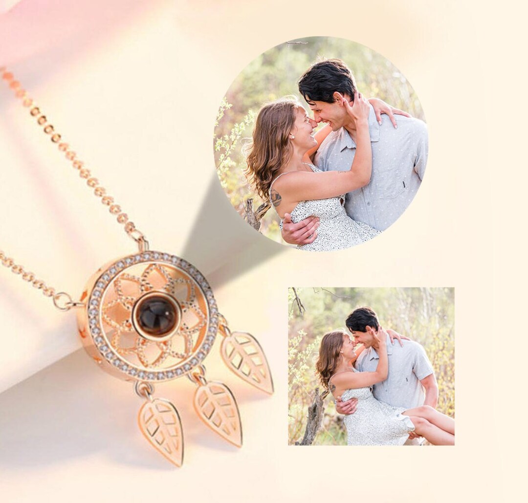 Personalized Bubble Projection Dream Catcher Necklace - Etsy