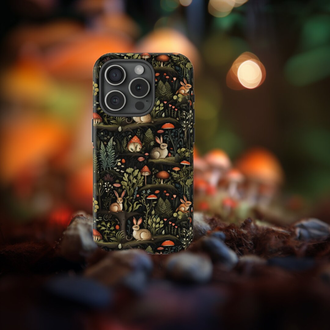 Cottagecore Mushroom Forest Creatures Phone Case Cover Cute Colorful ...