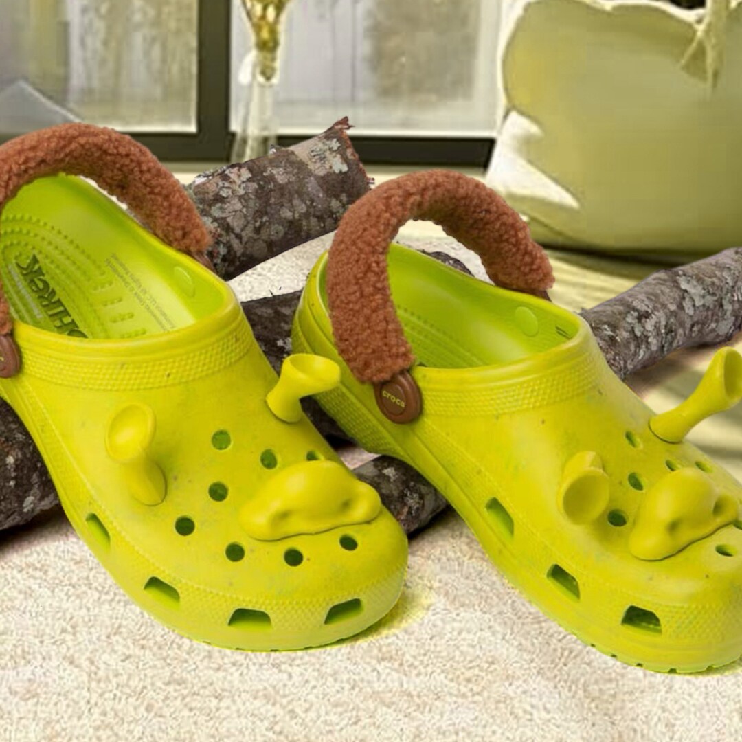 New Shrek Crocs Classic Clog Ogre Green IN Hand Ship Now - Etsy