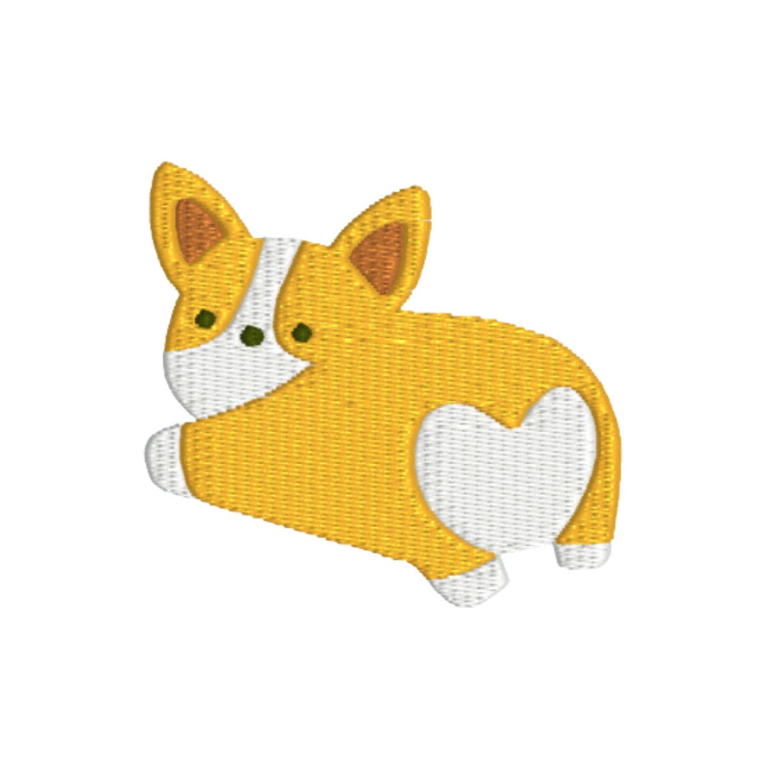 Corgi Embroidery Design Corgi Dog Machine Embroidery File 3 Sizes 7 ...
