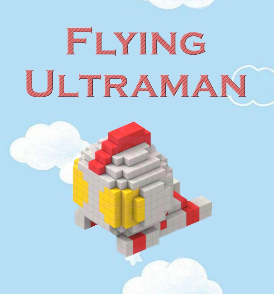 Instant Download - Kawaii Flying Ultraman 3D Perler Bead Pattern ...