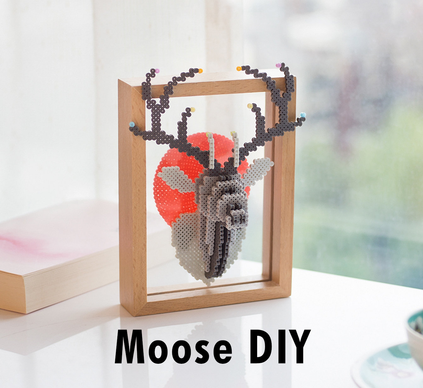 Instant Download - Moose Deer Head 3D Perler Bead Pattern Digital ...